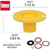 Oatey 43401 Set-Rite Toilet Flange Extender Kit, 1/4" - 1", Red, Yellow ...