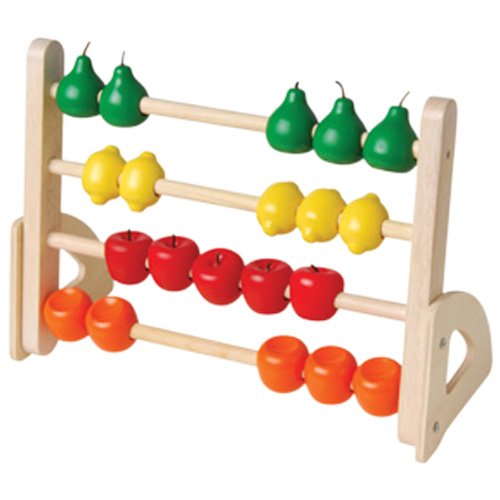 Amazon.com: Constructive Playthings Wooden Fruit Abacus with Standing ...