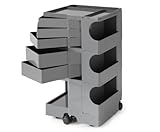 ・ブランド:B-line・モデル:ボビーワゴン・製造元/メーカー部品番号:bw35tgy・イタリアビーライン社の多機能ワゴンの代名詞ボビーワゴン・MoMA(ニューヨーク近代美術館)パーマネント コレクション・区分けされた天板から側面の収納ポ...