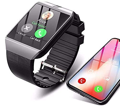 QQM Black DZ-09 Smart Watch for Men Women Model DZ-09 Compatible ...