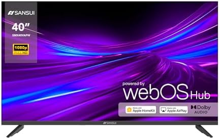SANSUI SMX40VAHW TV 40" Full HD Smart TV, WiFi Sistema Operativo WebOS ...