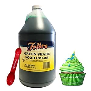 Amazon.com : Green Food Coloring Liquid 128 fl oz - 1 gallon of Green ...