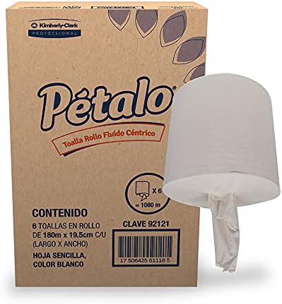 Fapsa Toalla de Papel en Rollo para Manos TR19601, Biodegradable, 6 ...