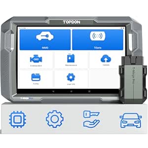 TOPDON T-Ninja Pro Key Fob Programming Tool, Immobilizer Programmer, Guided OBD IMMO Keys, Read ...