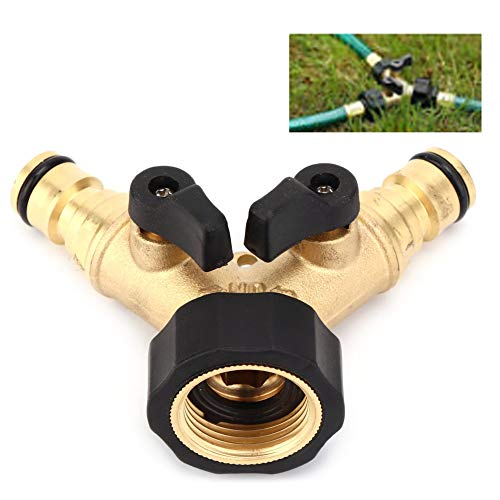 Water Splitter, G1 FNPT DN25 Copper Garden Water Hose Connector Water ...