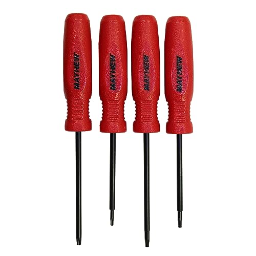 Mayhew Tools 31030 Micro Screwdriver, 4-Piece Set, Red | Amazon price ...
