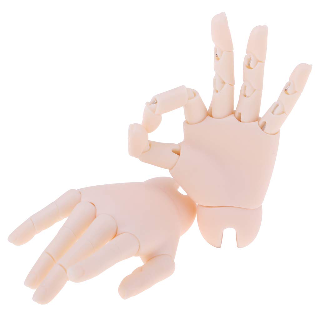 Buy Fenteer 15 Jointed Hands Without Makeup Rein Hand Model for MSD 1/4 ...