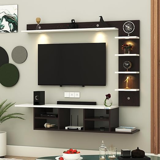 SOAMI; CARVING THE FUTURE OF WOODS LED Light TV Unit Wall Mounted TV ...