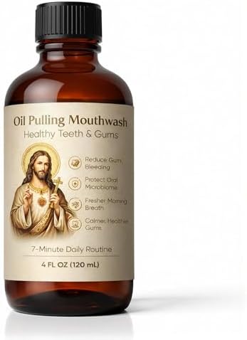 Amazon.com: Holy Mouthwash Pulling Oil, Alcohol-Free Oil Pulling Rinse ...