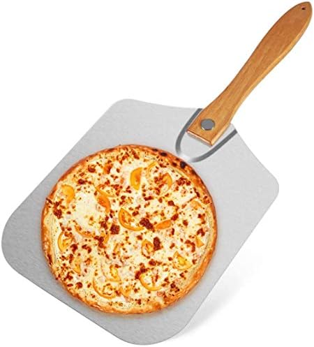 Aluminum Metal Pizza Peel, Pizza Paddle for Baking Homemade Pizza and ...