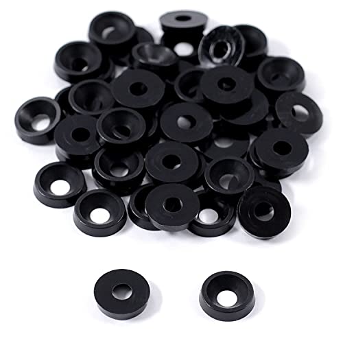 Colored Nylon Flat Top Finishing Washers - (Color Collection) - (50 ...