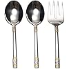 Amazon.com | 75-Piece Gold Flatware Set Dining Service for 12 - Premium ...