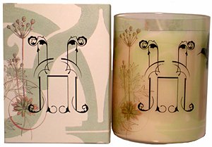 Amazon.com: Fringe Studio Monogram "H" Aromatherapy 10 Oz. Candle In ...