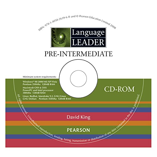 Buy Language Leader Pre-Intermediate CD-Rom for Pack Book Online at Low ...
