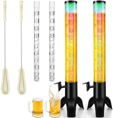 Amazon.com | KK KMKGOKO 2pcs Mimosa Tower, 100oz/3L Drink Tower ...