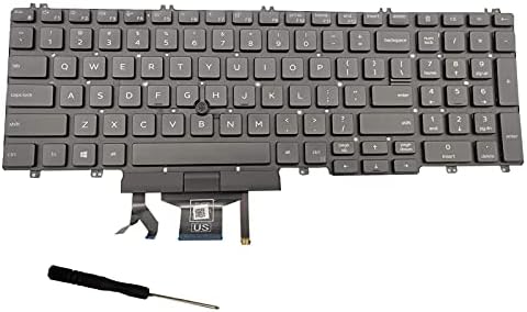 Amazon.com: Replacement Keyboard for Dell Latitude 5500 5501 5510 5511 ...