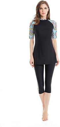 Amazon.com: KXCFCYS Girls Women Modest Swimwear Surfing Suit Hindu ...
