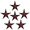 Amazon.com: COOZZYHOUR 24Inch Metal Barn Star Wall Decor-Red Barn Star ...