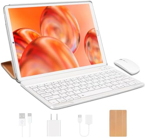 Amazon.com : YESTEL Android Tablet 10.1 inch 2 in1 Tablet with 4GB RAM+ ...