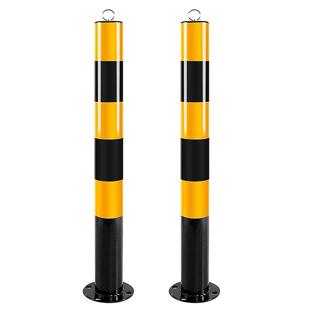 Buy Safety Barrier Parking Bollard,Yellow Powder Coat Pipe Steel Safety ...