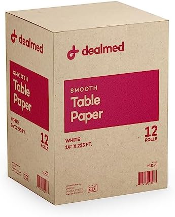 Amazon.com: Medline Standard Medical Exam Table Paper, Smooth Finish ...