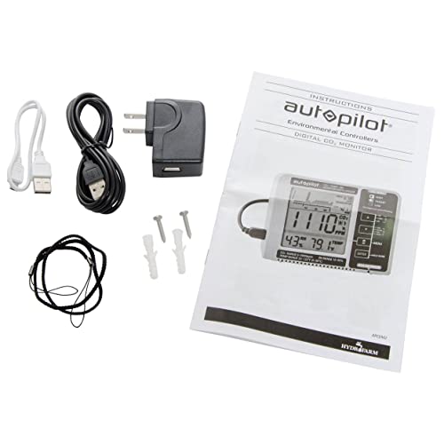 Snapklik.com : Hydrofarm APCEM2 Data Logger Autopilot Desktop CO2 Monitor