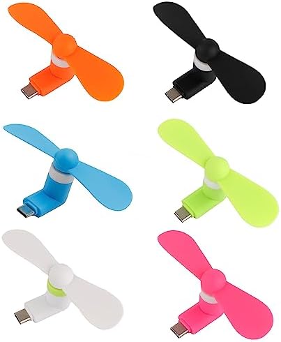 Amazon.com: PCTC 6PCS Type C Mini Phone Fan Type C for Samsung Galaxy ...