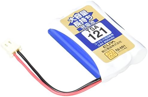 Amazon | エルパ (ELPA) 大容量長持ち充電池 シャープ他同等品 2.4V 800mAh ニッケル水素充電池 TSA-180 | エルパ(ELPA) | 充電式電池