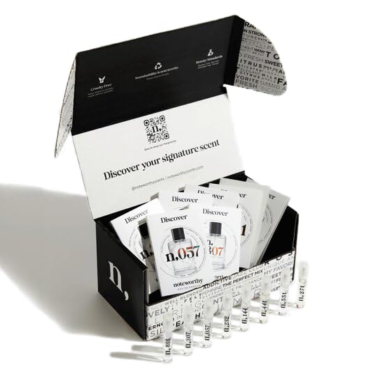 Amazon.com : Noteworthy Fragrance Sampler Set | Luxury Perfume Samples ...