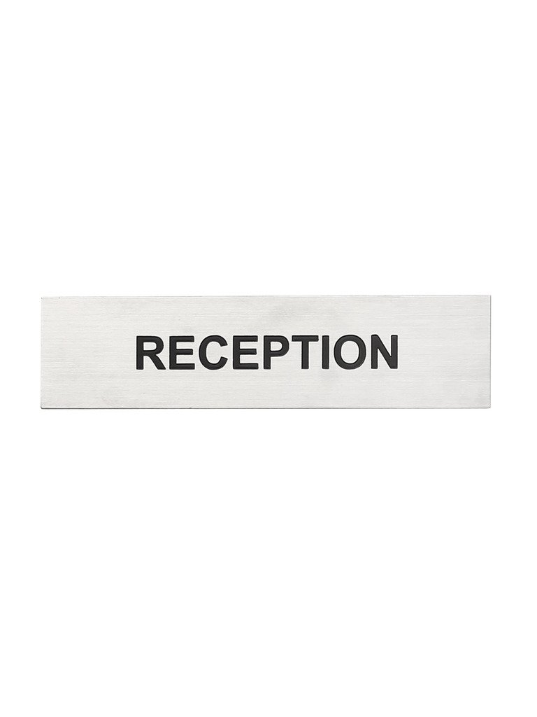 ALUPRINTS Stainless Steel Reception Name Plate : Amazon.in: Home ...