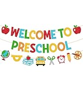 Amazon.com: Welcome to 1st Grade Banner First Day of School Decoration ...