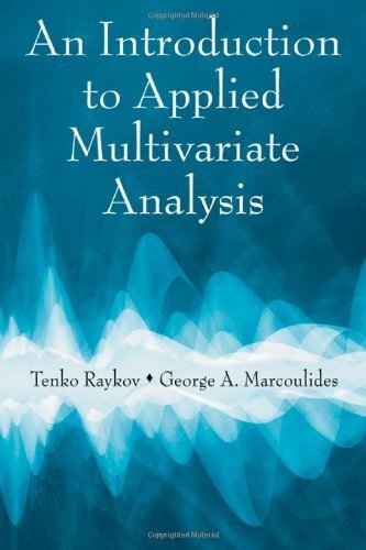 An Introduction to Applied Multivariate Analysis by Tenko Raykov (2008 ...