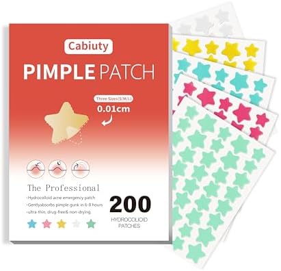 Amazon.com: Waspot Pimple Patches for Face, Cute Star Zit Covers, Stars ...