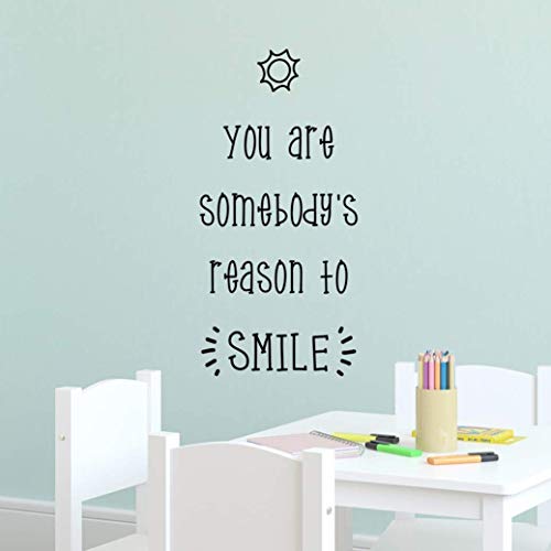 Amazon.com: You Are Somebody's Reason To Smile, Inspirational Quotes ...