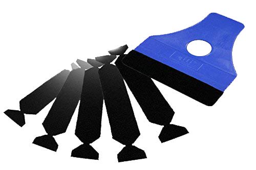 Blue Hand Applicator Squeegee With 5x Removeable Felt Tips : Amazon.in ...