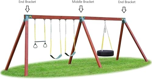 Snapklik.com : Eastern Jungle Gym Swing Set Bracket Kit