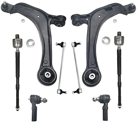 Amazon.com: Front Lower Control Arms w/Ball Joints Sway Bar Link Tie ...