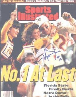 Matt Frier autographed Sports Illustrated Magazine (Florida State ...