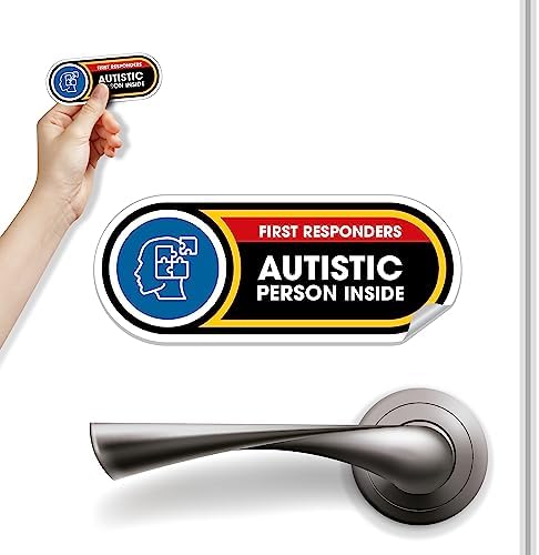 Amazon.com: Autistic Person Inside 1 Small Sticker | Autistic Person ...
