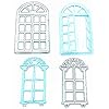 Amazon.com: Metal Window Frame Door Die Cuts Window Background Frame ...