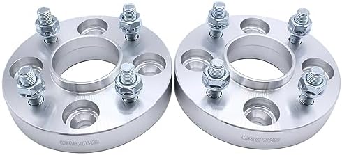 2 Pieces 25mm Wheel Spacers 4x108 Hubcentric Forged Wheels Spacer Kit ...
