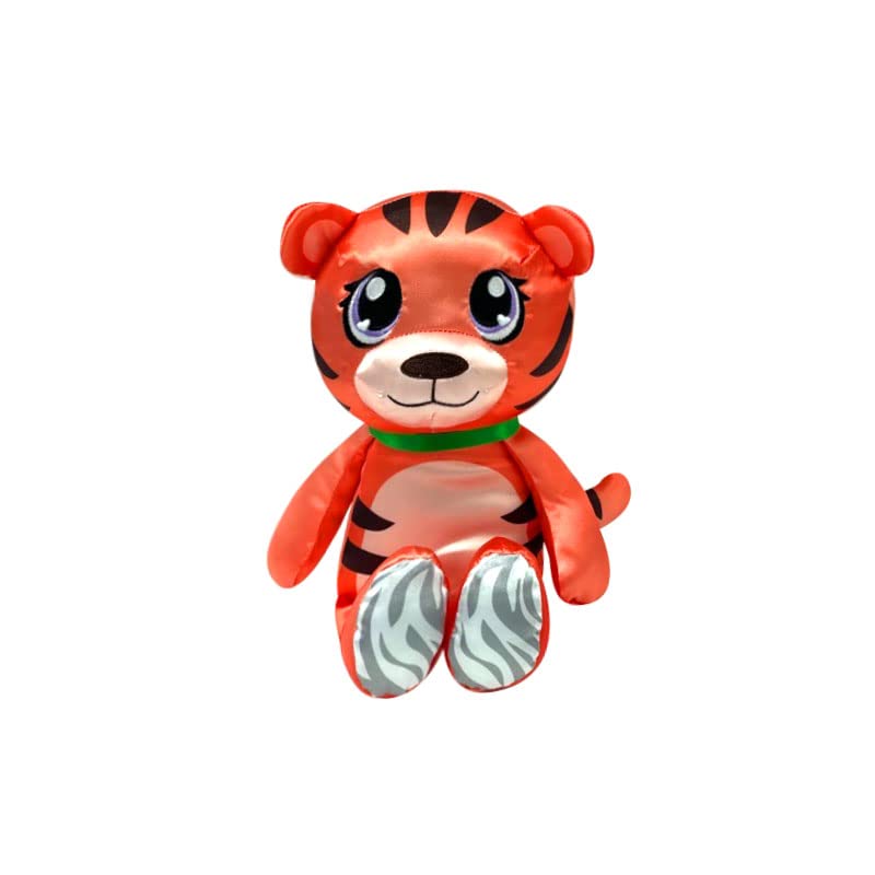 Silkies 10" Tabby The Tiger Plush, Silky Smooth and Cool Touch, Stuffed ...