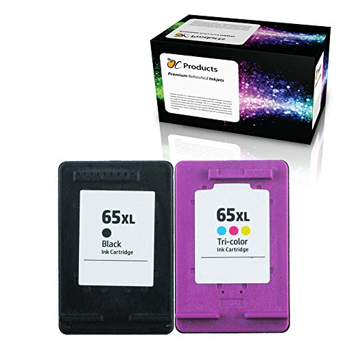 OCProducts Refilled Ink Cartridge Replacement for HP 65 65XL for ...