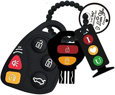 Amazon.com : BIGSPINACH Car Keys Teething Toys Combo Set,Traffic Light ...