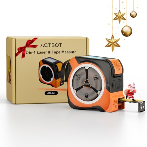 Amazon: 2-in-1 Laser Tape Measure 197Ft Rechargeable Digital Tape ...