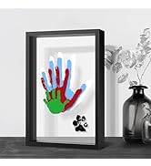 Amazon.com : Yingsu Family Handprint Kit, DIY Craft Keepsake Wooden ...