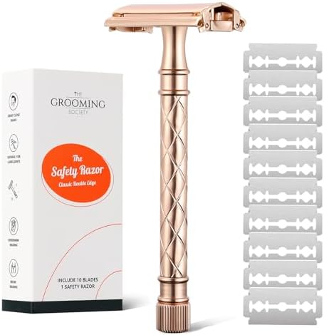 Amazon.com: Jungle Culture Safety Razor with 10 Double Edge Blades ...