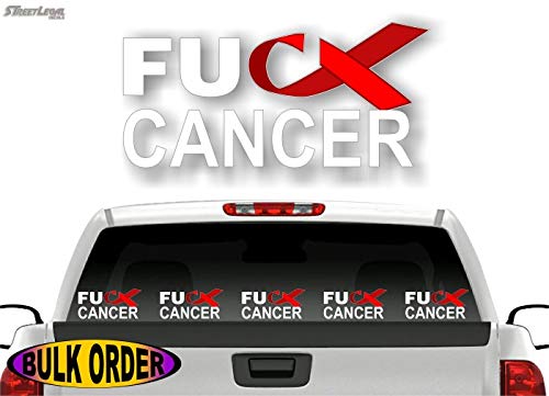 5 FU Cancer Burgundy Red Ribbon Decals (Bulk) Multiple Myeloma - Want ...
