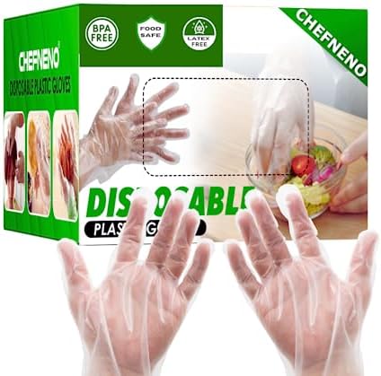 Amazon.com: Brandon-super Disposable Food Prep Gloves - 500 Piece ...