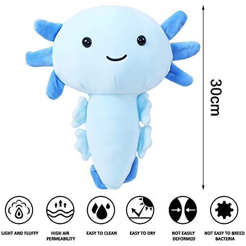 Axolotl Pulsh Toys, 30cm Axolotl Stuffed Animal Plush Toy Soft Stuffed ...